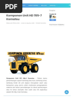 Panduan Instalasi HD785-7 | PDF