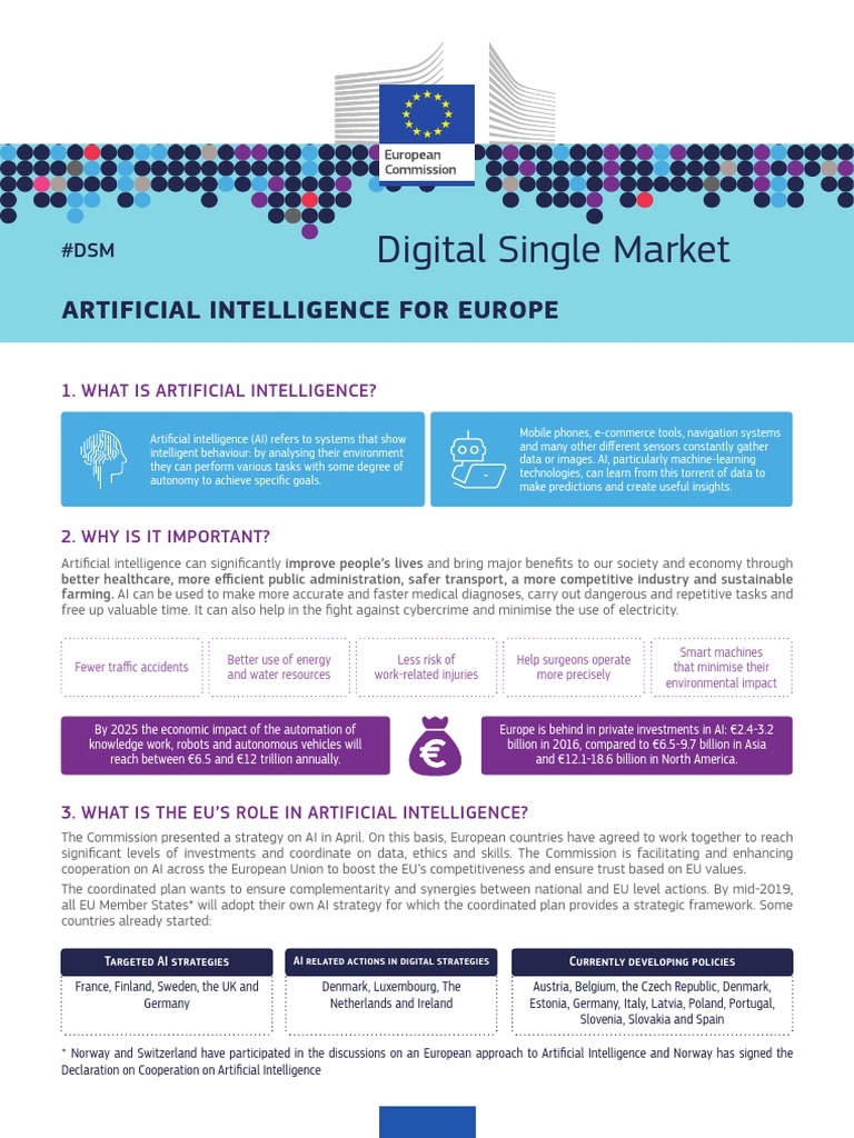 Artificial Intelligence Fact Sheet | PDF | Artificial Intelligence ...