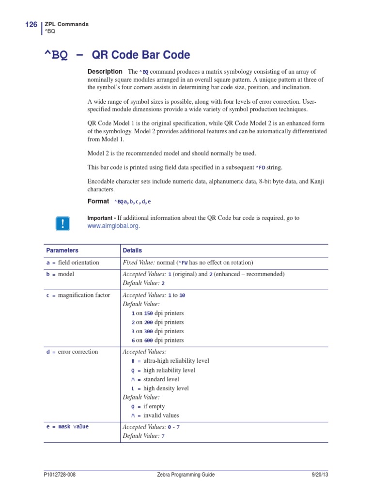 Zebra QR Code | Download Free PDF | Qr Code | Barcode