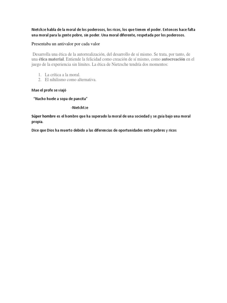 El Nitch | PDF | Ciencias sociales | Filosofía