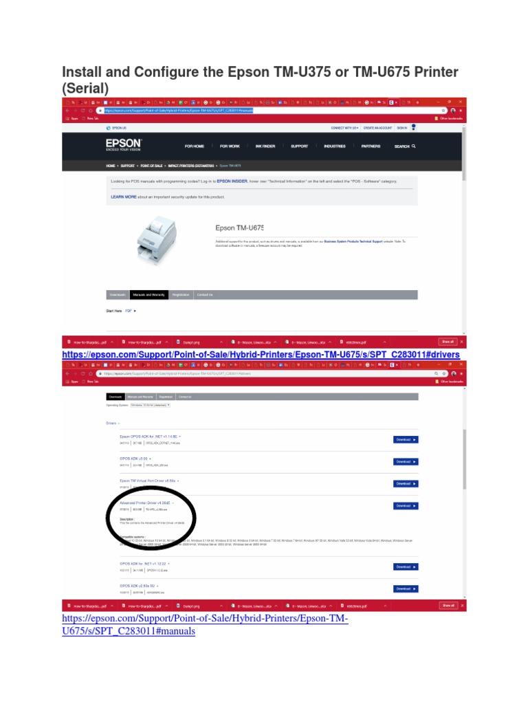 Receipt Printer Install Instructions | PDF | Device Driver | Printer (Computing)