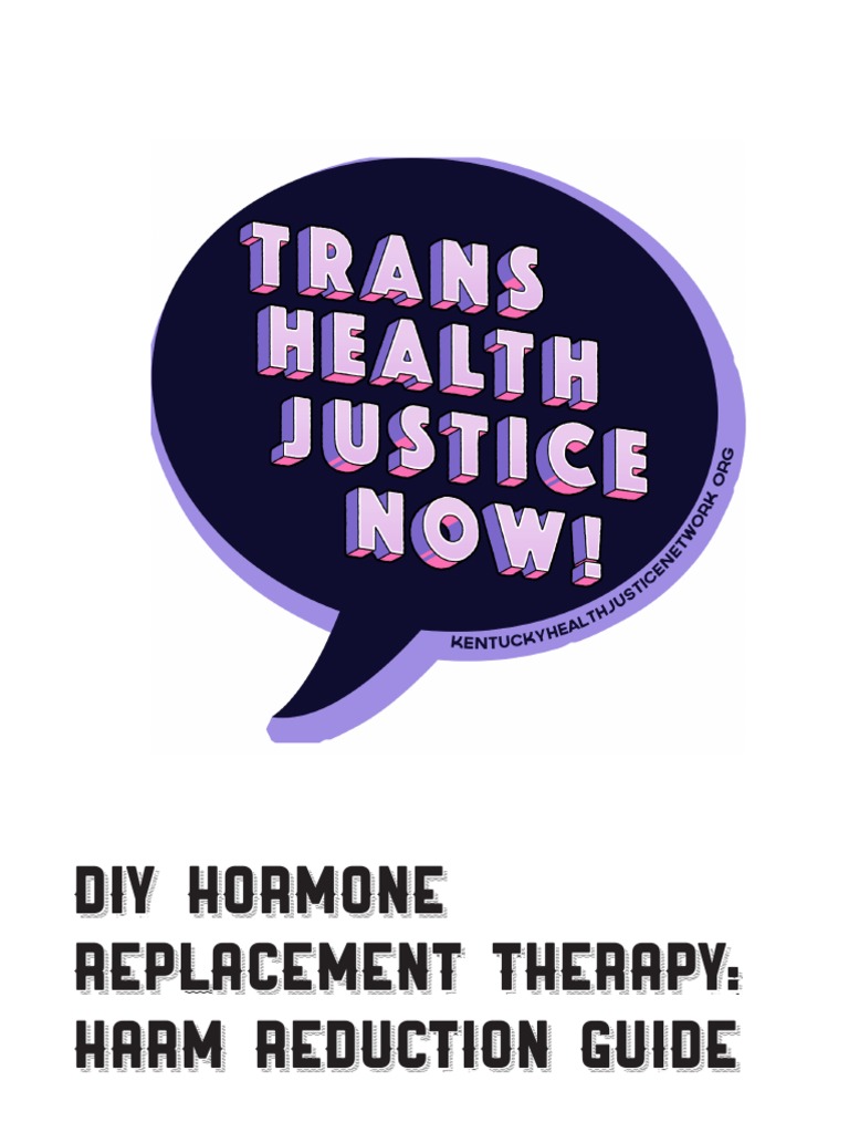 DIY HRT Harm Reduction Guide | PDF | Injection (Medicine) | Hormone ...