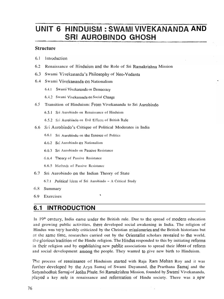 Arbindo Ghosh | PDF | Sri Aurobindo | Swami Vivekananda