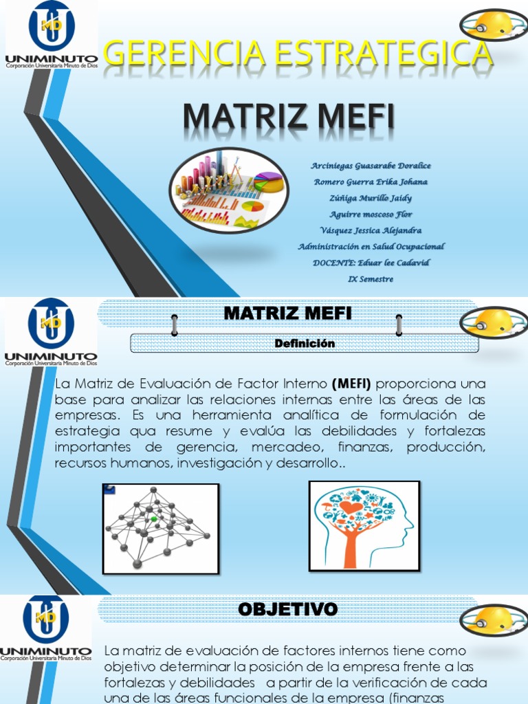 Análisis de la Matriz de Evaluación de Factores Internos (MEFI) para ...