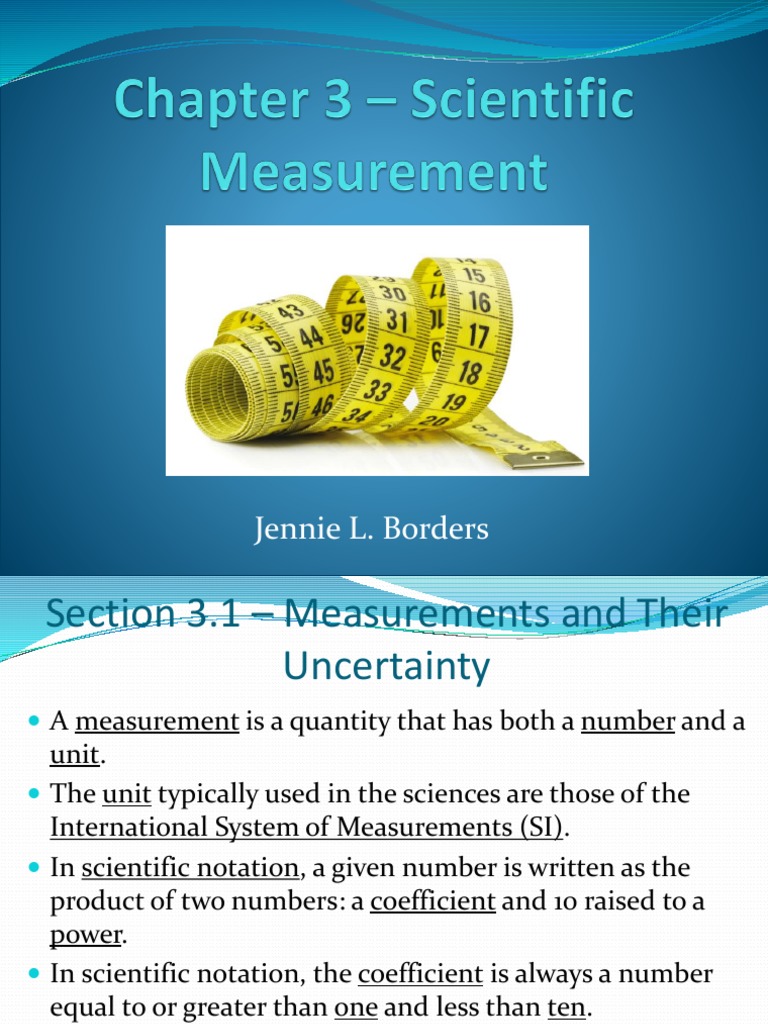 Scientific Measurements & Conversions | PDF | Significant Figures | Density