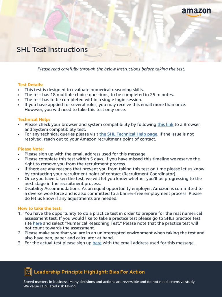 SHL Numerical Reasoning Test Guide | PDF