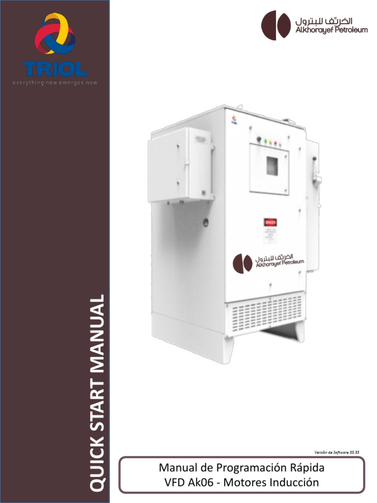 Quick Start Triol VSD | PDF | Scada | Cantidad