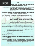 Balita Bagyo Script | PDF