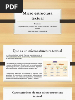 Microestructura Textual - Características y Ejemplos | PDF | Argumento ...