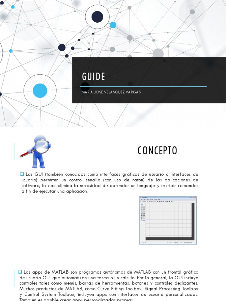 Guide Matlab | PDF | Matlab | Interfaces gráficas de usuario Guide Matlab | PDF | Matlab | Interfaces gráficas de usuario