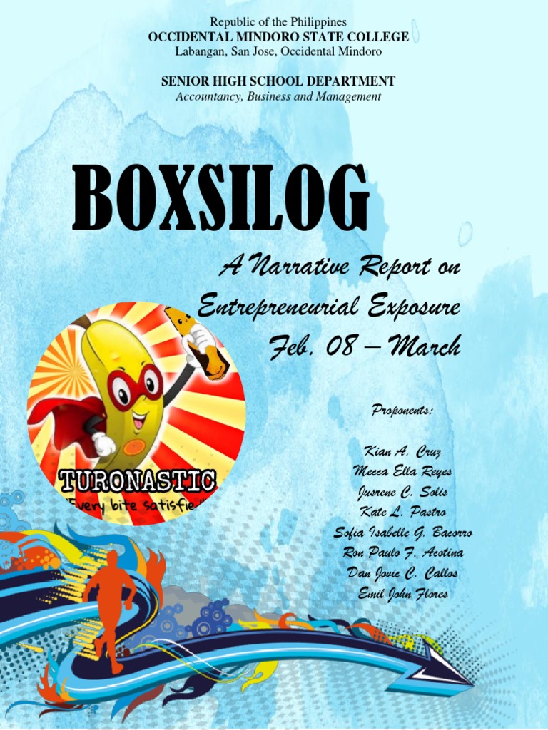 Narrative Report Cover Page | PDF | Philippines | Business