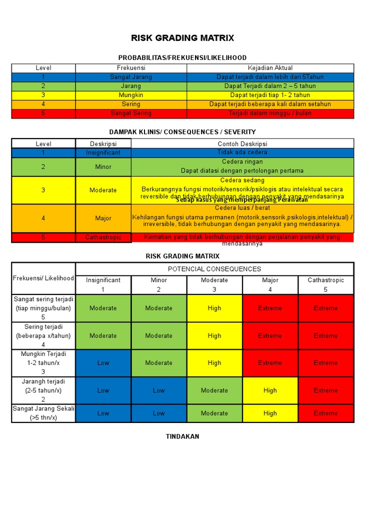 Risk Grading Matrix | PDF