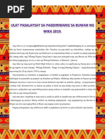 Oprning Remarks Buwan NG Wika 2025 | PDF