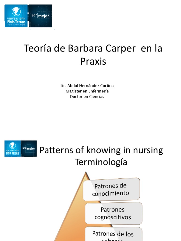Barbara Carper en La Praxis | PDF | Intuición | Conocimiento