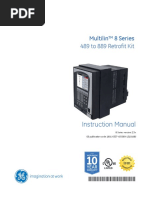 Multilin 8 Series Retrofit Kit: Instruction Manual | PDF | Transformer ...