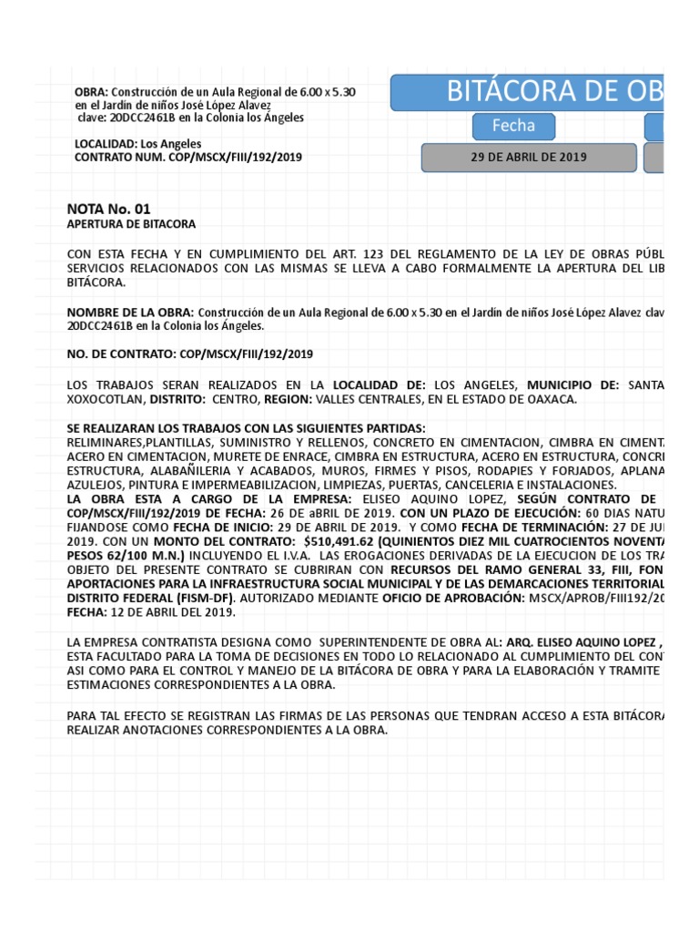 Notas de Bitacora Aula Los Angeles | PDF | Gobierno