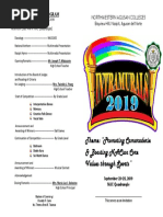 Certificates - Mr. & Miss Intramurals - Recognition | PDF