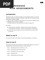 Warehouse Safety Risk Assessment | PDF | Forklift | Warehouse