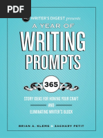 500 Writing Prompts for Students | PDF | Schools | Teachers