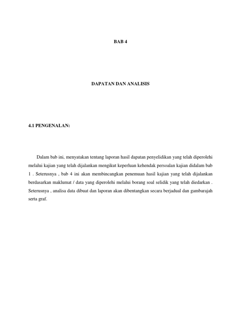 Bab 4 Pta | PDF