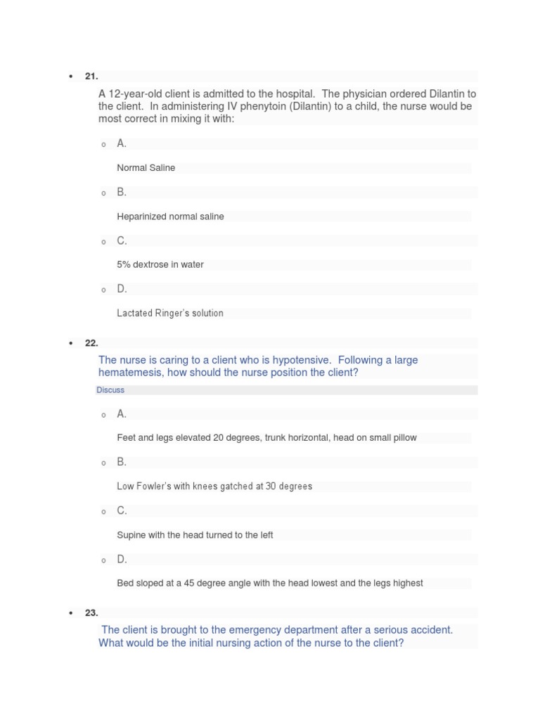 Questions and Answers 2 | PDF | Hand Washing | Nursing