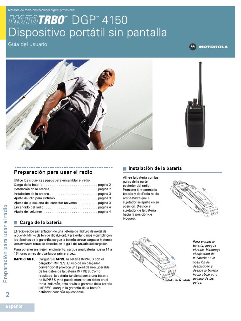 DGP4150 Span | PDF | Radio | Electrónica