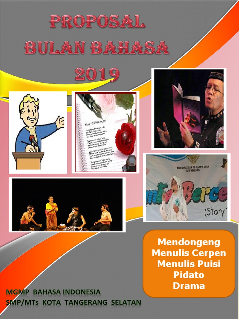Cover Proposal Bulan Bahasa | PDF