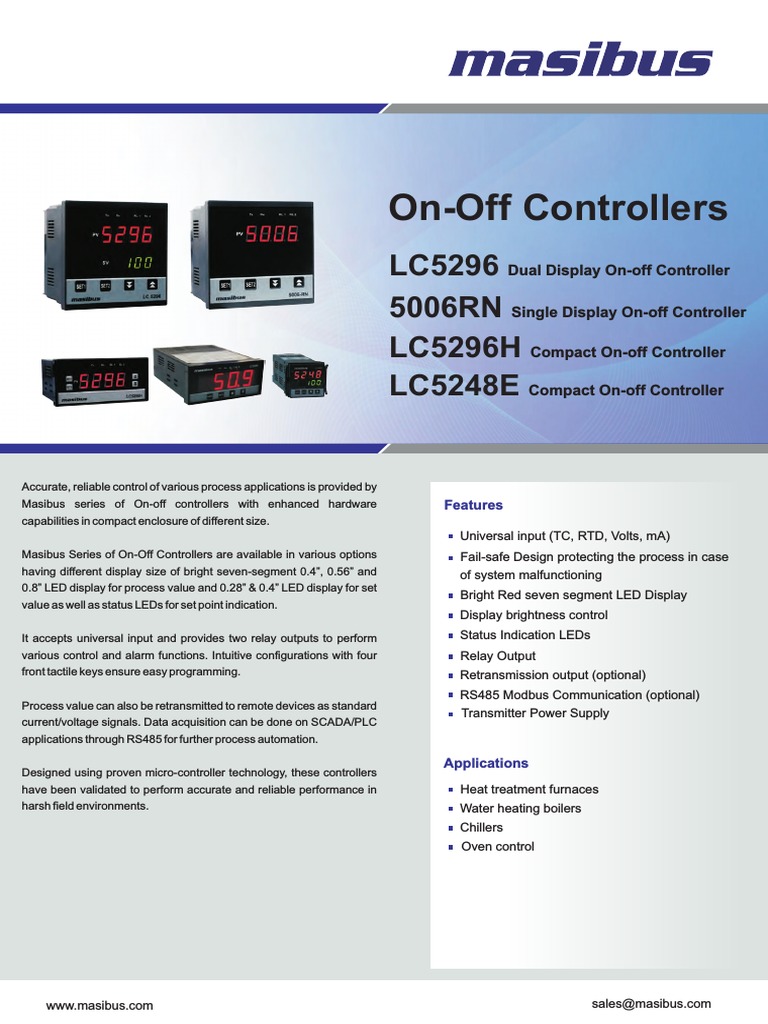 Masibus Controller | PDF | Analog To Digital Converter | Programmable ...
