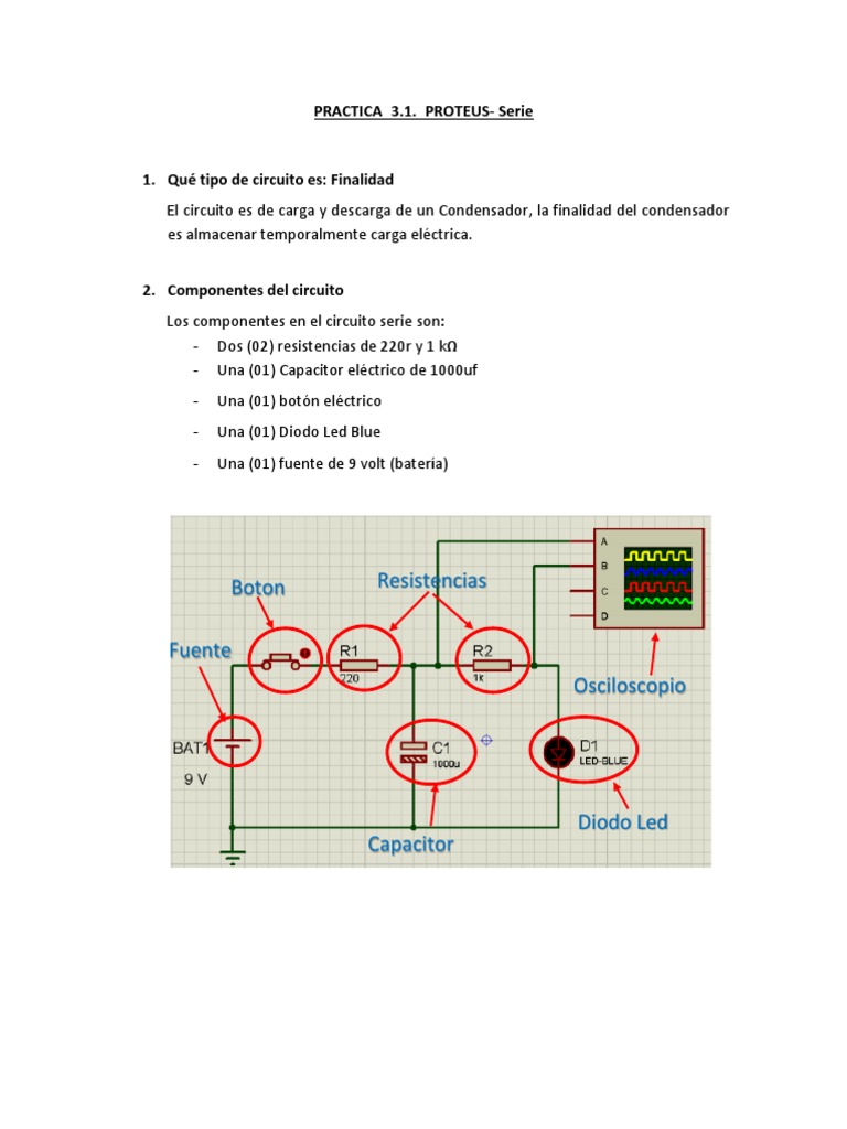 Ejercicio 3.1 Proteus | PDF