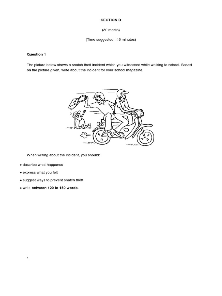 Snatch Theft Incident | PDF