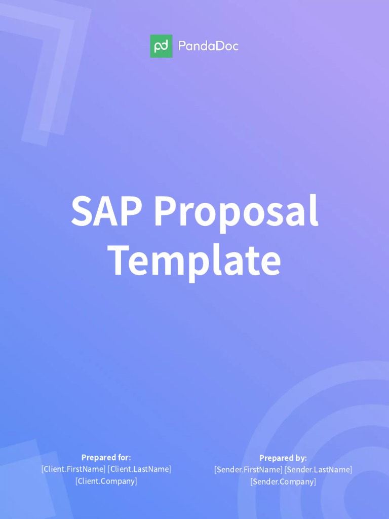 SAP Proposal Template | PDF | Business Process | Justice