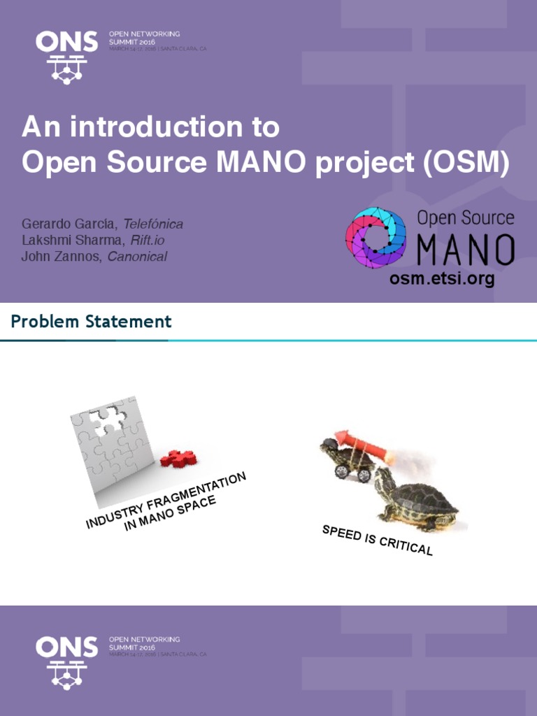 An Introduction To Open Source MANO Project (OSM) | PDF | Computer Networking | Computing