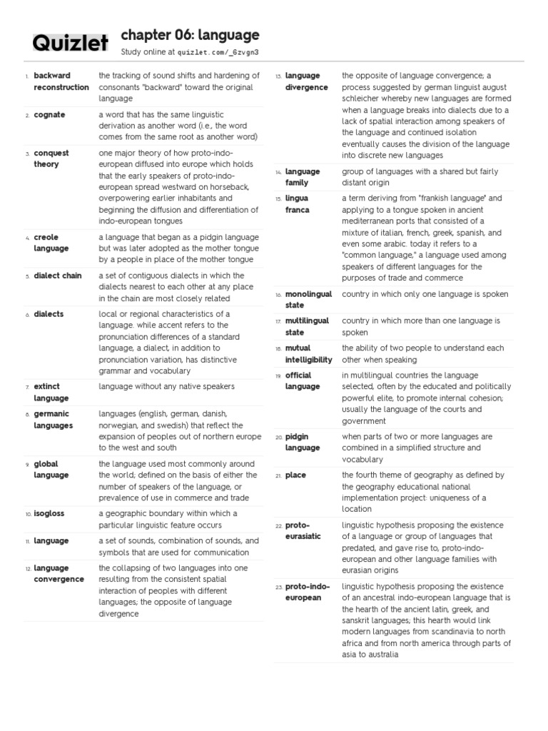 Chapter 06 Language | PDF | Dialect | Symbols