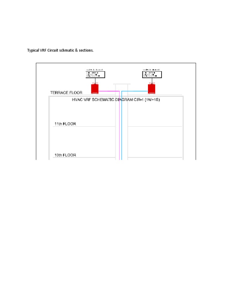 Typical VRF Circuit Schmatic & Sections | PDF