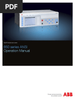 REF 615 Relay Manual | PDF | Electrical Engineering | Electromagnetism