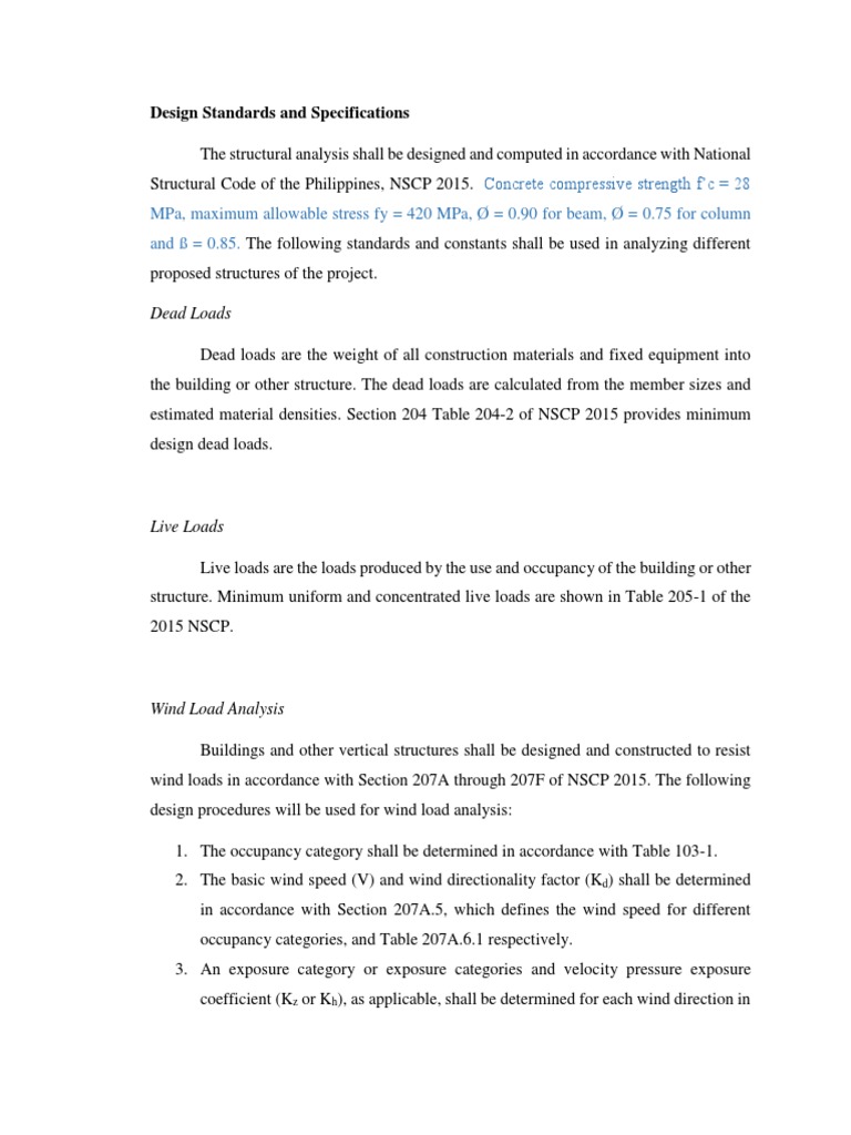 Design Standards and Specs | PDF | Structural Load | Drainage Basin