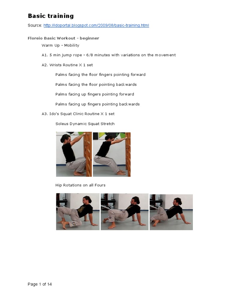 Ido - Portal - Basic Training - Beginner PDF | PDF | Sports