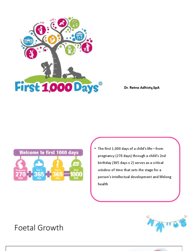 First 1000 Days of Life (Baby Development) | PDF