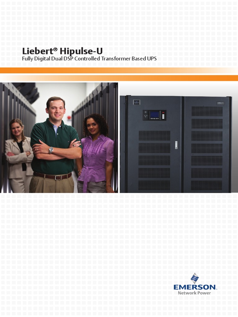 Liebert Hipulse U Brochure 80kva To 500kva PDF | PDF | Power Inverter ...