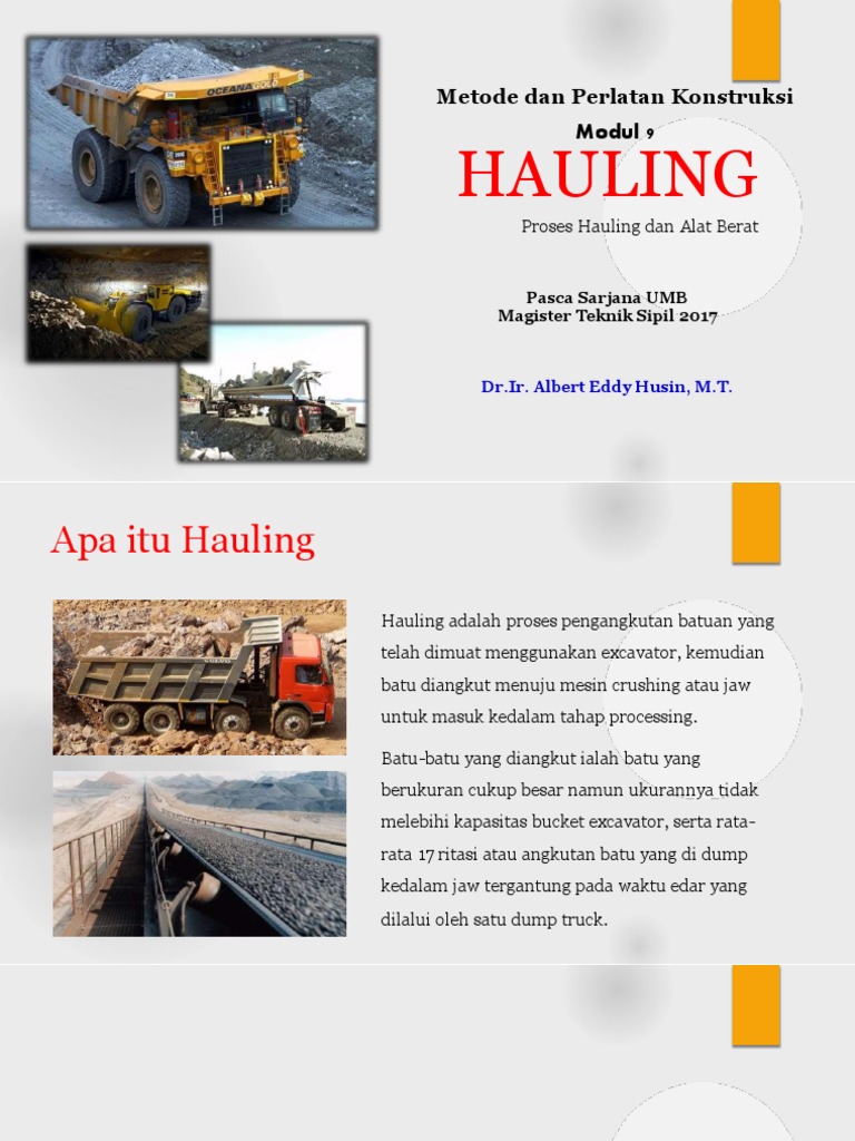 Modul 9 Hauling | PDF