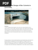 Box Culvert Design Calculations Example | PDF | Continuum Mechanics ...