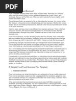 Business Plan Template | PDF | Supermarket | Retail