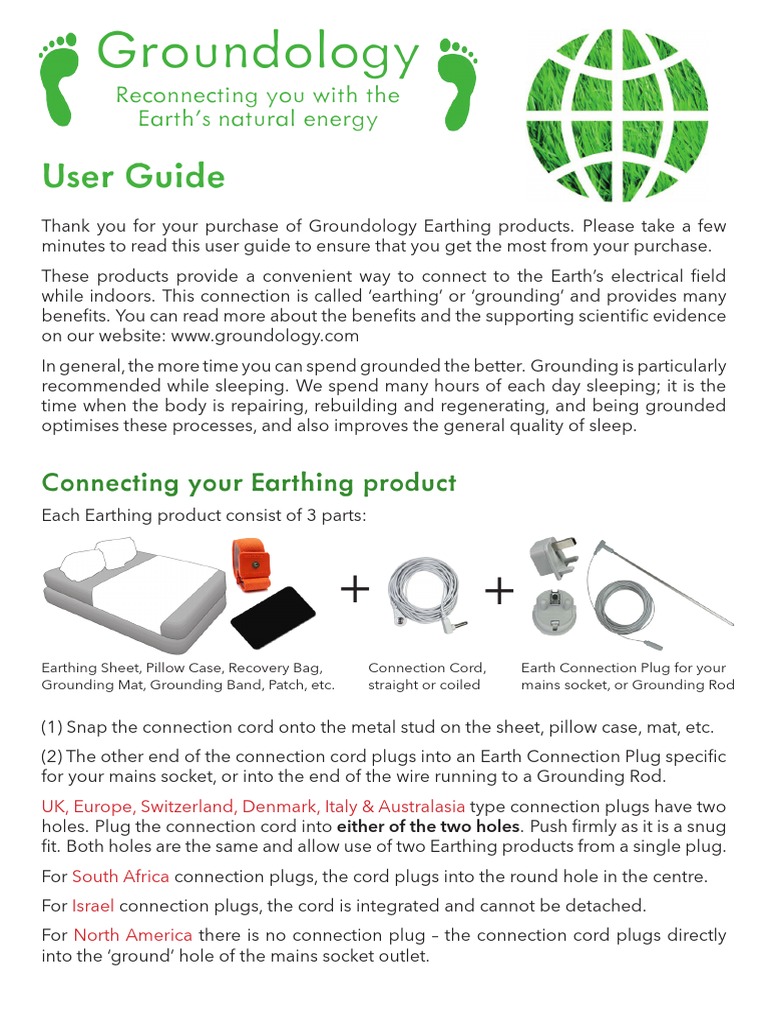 Groundology User Guide A5 PDF | PDF | Ac Power Plugs And Sockets ...