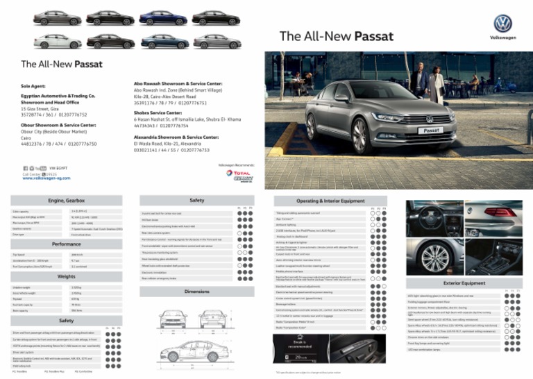 Passat B8 Brochure | PDF