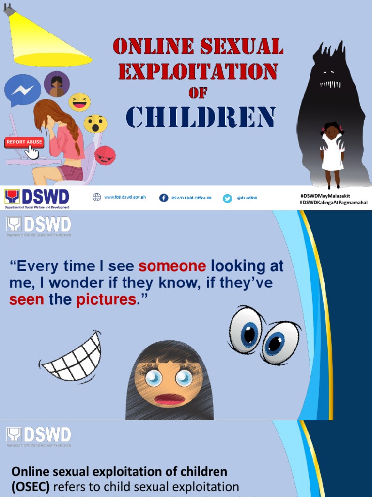 Online Sexual Exploitation of Children | PDF | Online And Offline ...