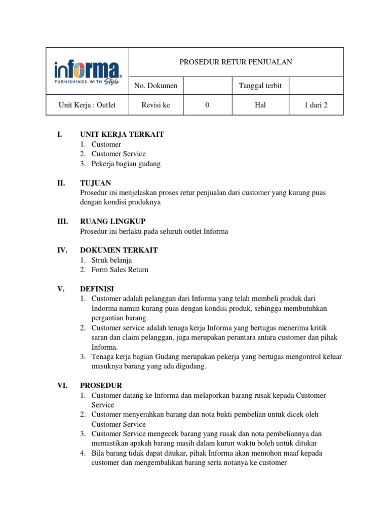 Flowchart Retur Penjualan | PDF | Pengelolaan Keuangan & Uang