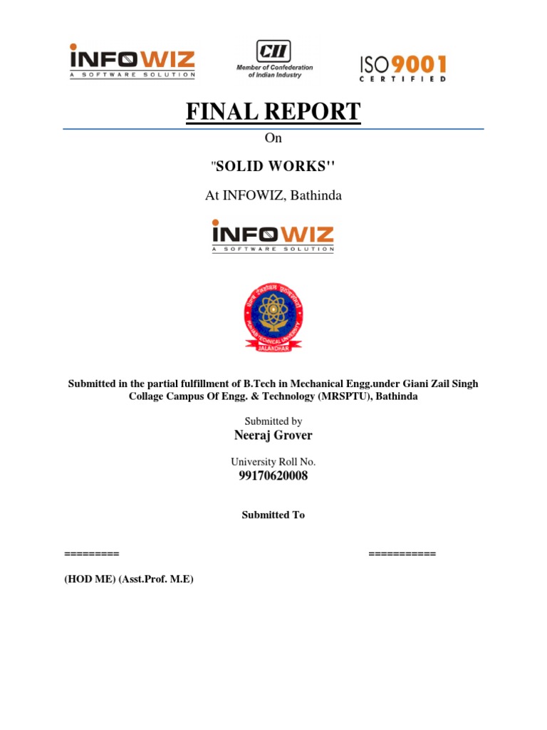 Solid Works | PDF | Software | Computing