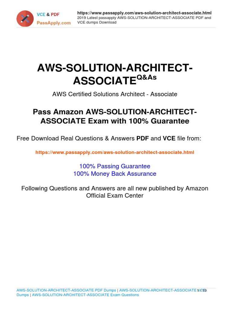 Aws Solution Architect Associate Demo | PDF | Backup | Amazon Web Services