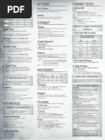 WFRP 4e Cheatsheets | PDF | Wound
