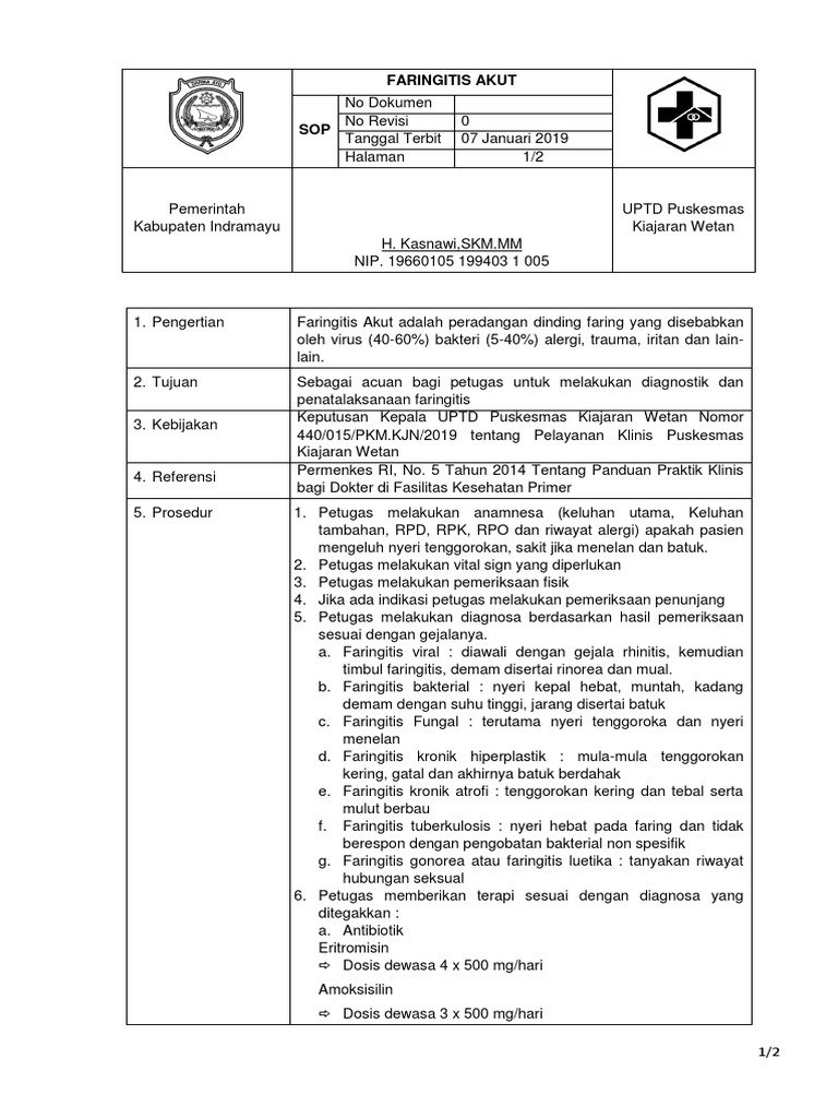 Faringitis Akut | PDF